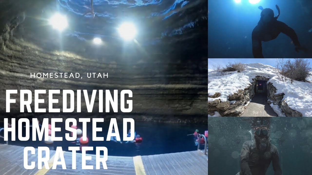 Free diving Homestead Crater in Midway, Utah. #Springdiver #GoPro # ...