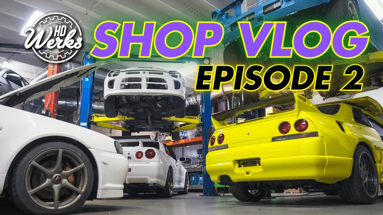 HDWerks Shop VLog Episode 2 - Diagnosing the GTR R34 and Evo IX Cams ...