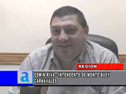 Edwin Riva, Intendente de Monte Buey, habló sobre su gestión. - YouTube