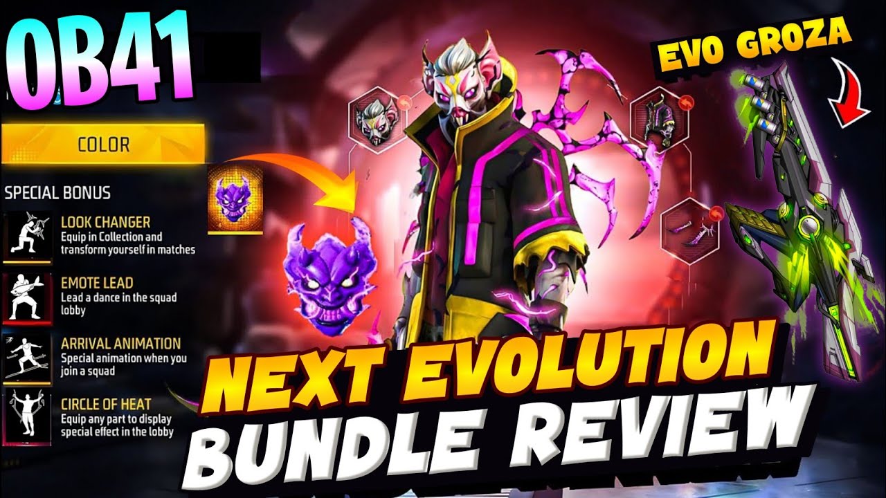 OB41 NEW EVO BUNDLE IN FREE FIRE 🤯🔥| OB41 NEXT LEGENDARY EVO BUNDLE ...