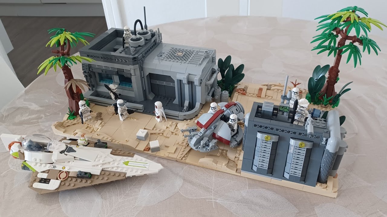 Lego Star Wars Clone base MOC ! - YouTube