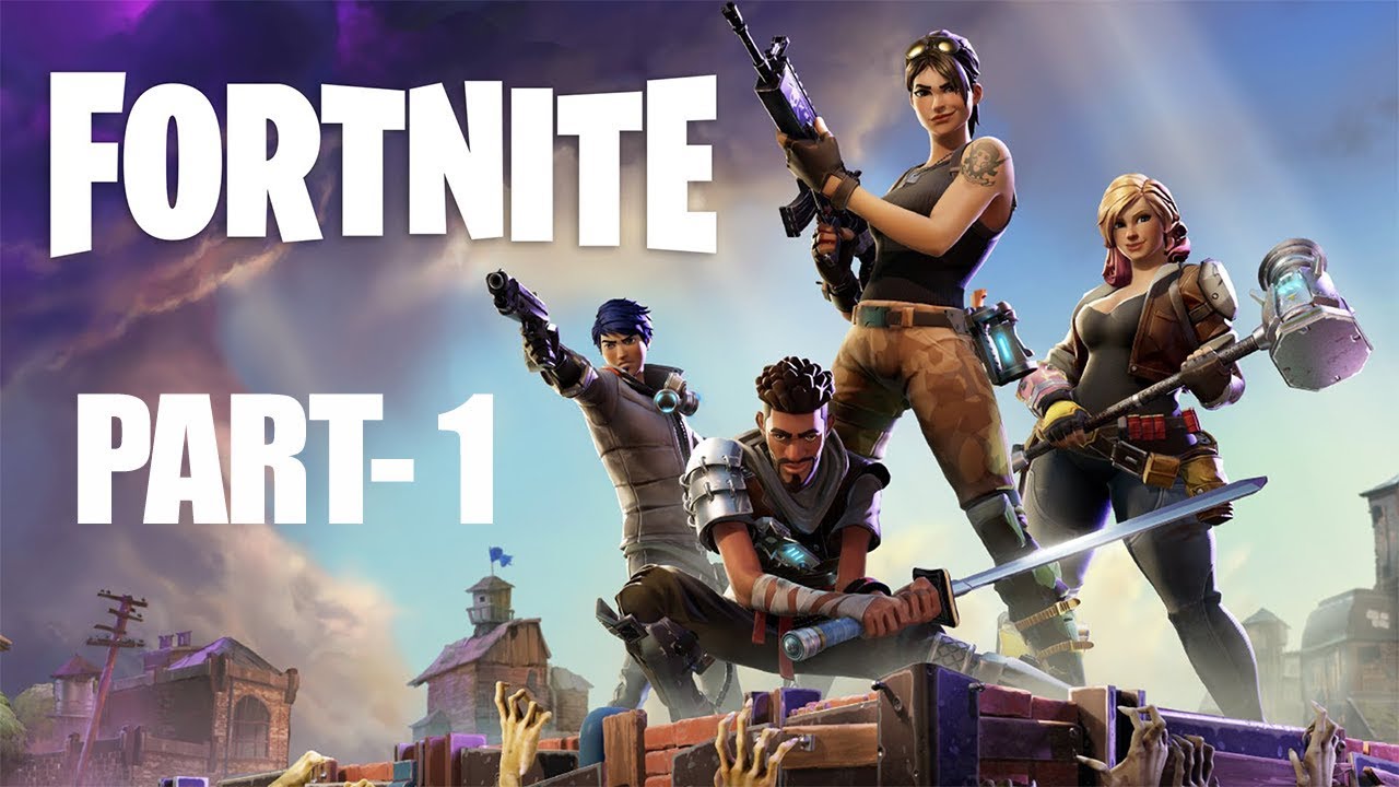 Fortnite Gameplay Part 1- I Almost Won - YouTube