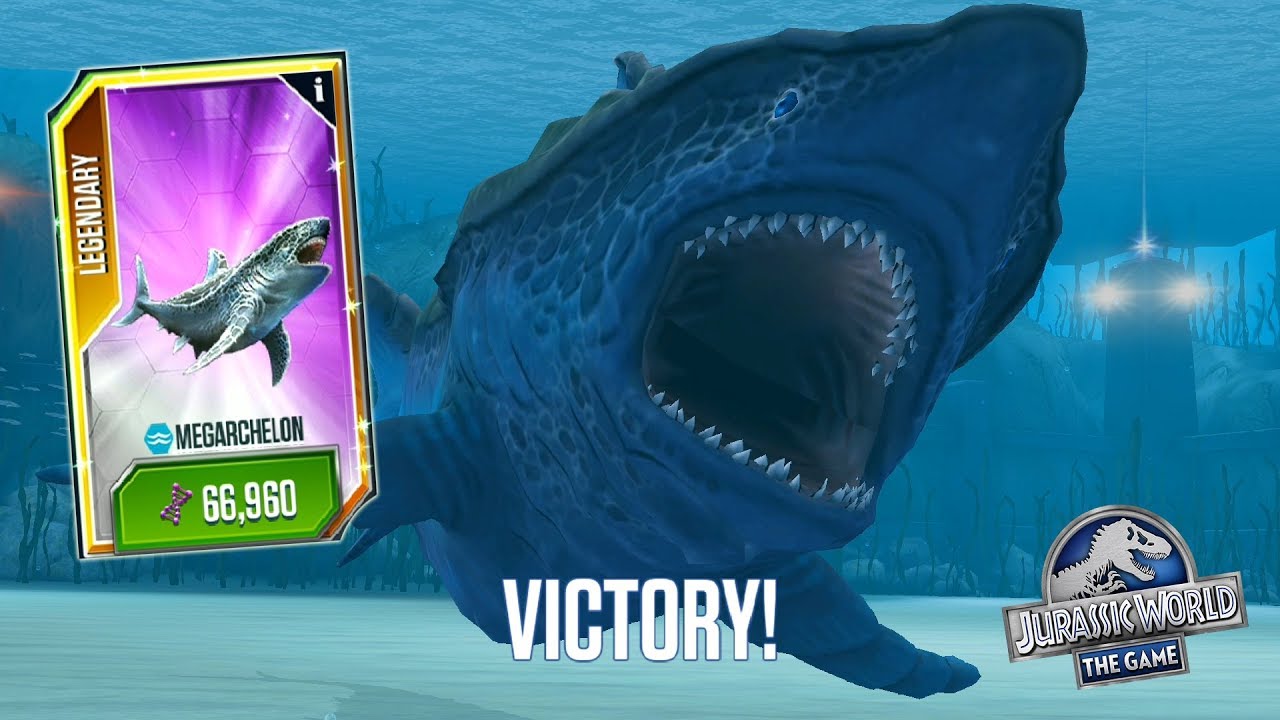 Megarchelon Max Level - Jurassic World The Game - YouTube