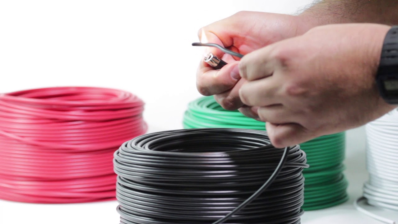 Cable Unipolar Calibre 14 - YouTube