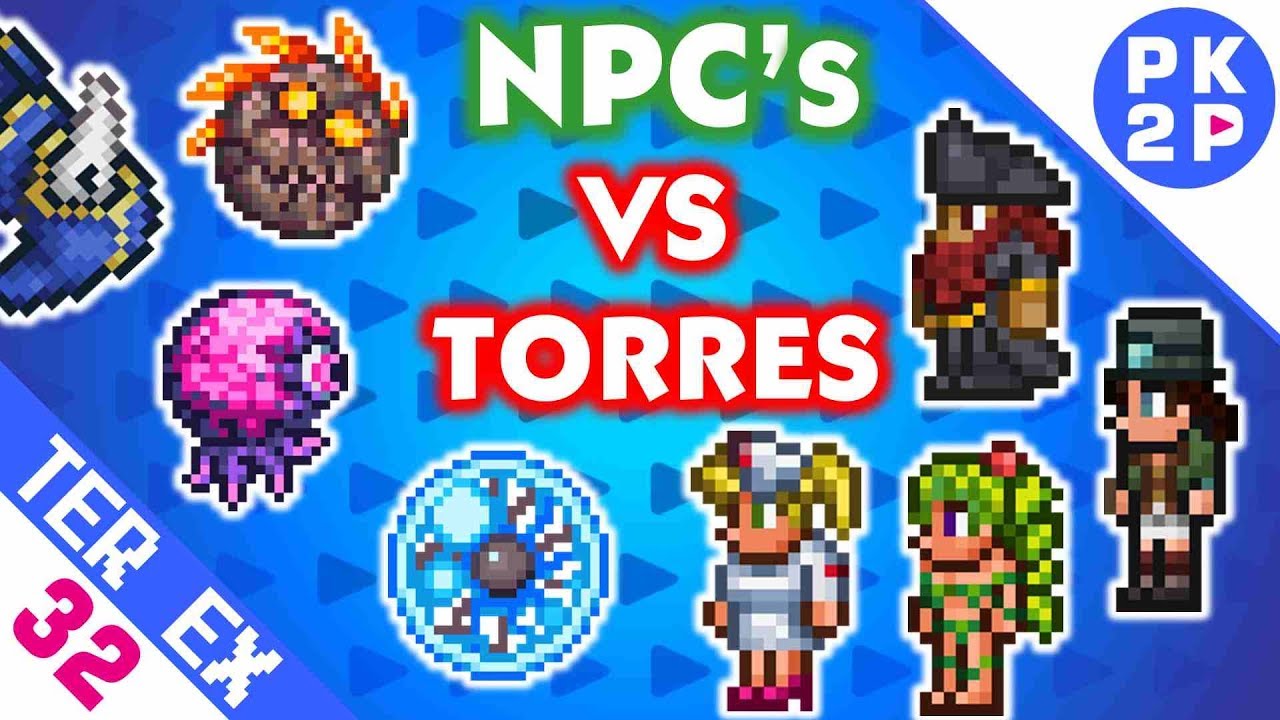 Terraria: NPC's Minions VS Pilares Celestiais (EX#32) - YouTube