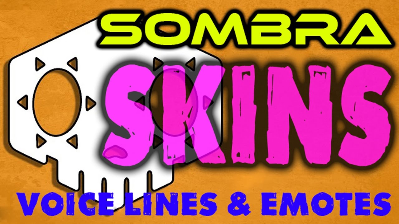 Overwatch: All Sombra Legendary Skins, Emotes & Voice Lines - YouTube