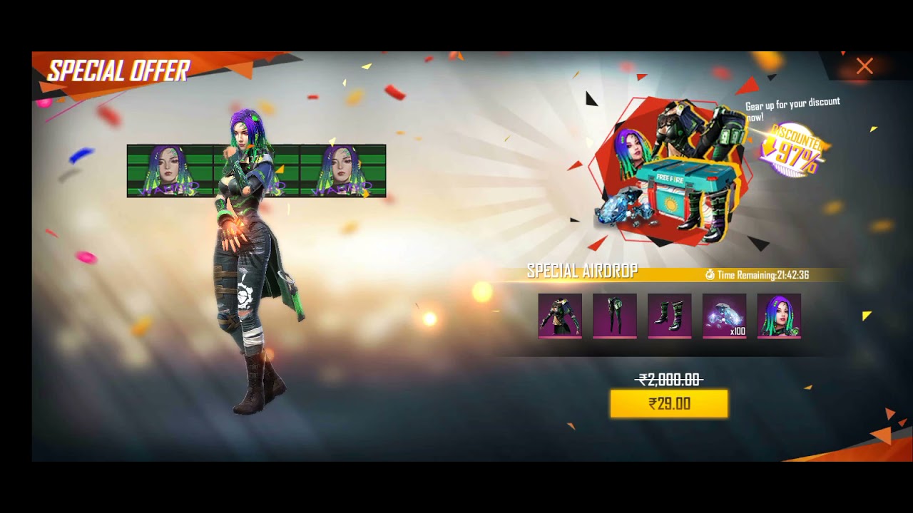 Free fire Special offer - YouTube