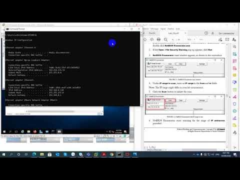 Module4 lab5 Performing Network Enumeration using NetBIOS Enumerator - YouTube