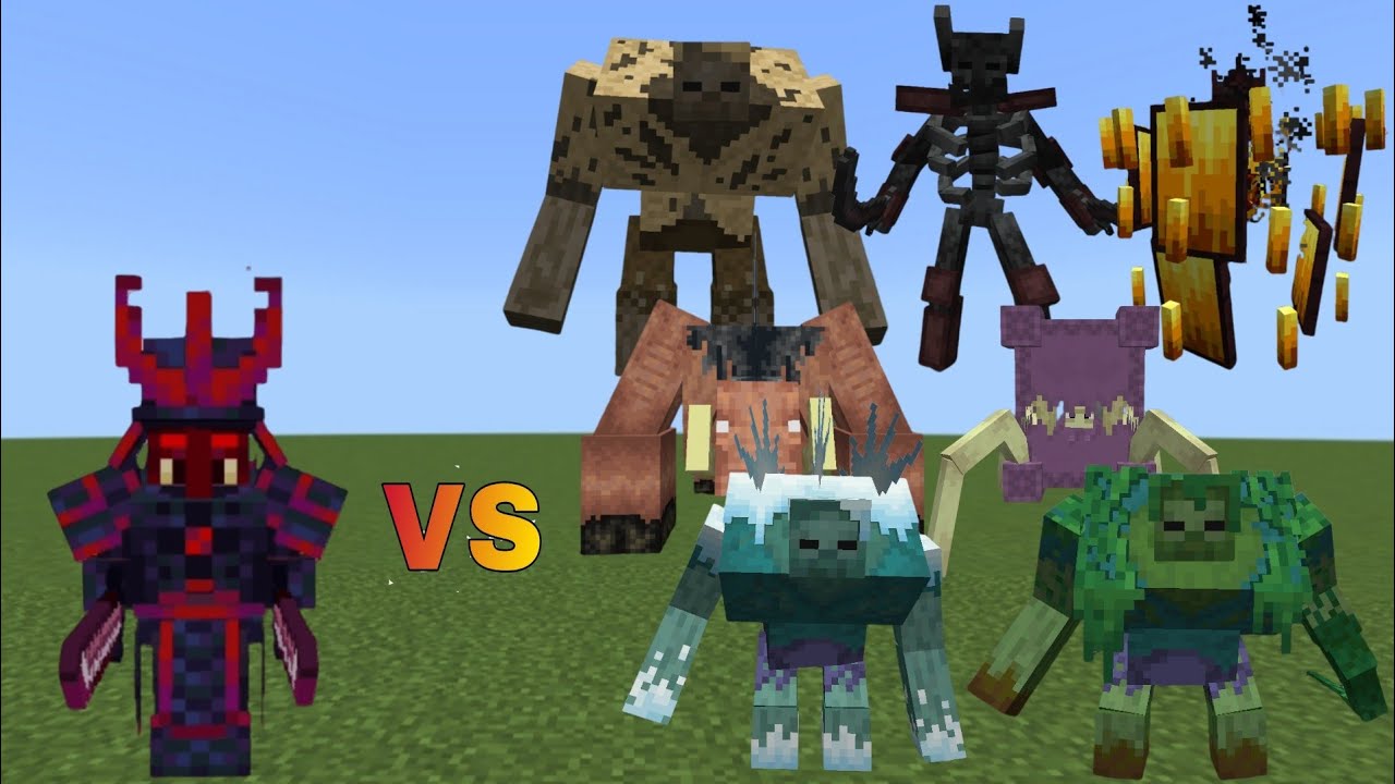Gashslit The Emperor vs New Mutant More Bosses | Minecraft Java | Mob ...