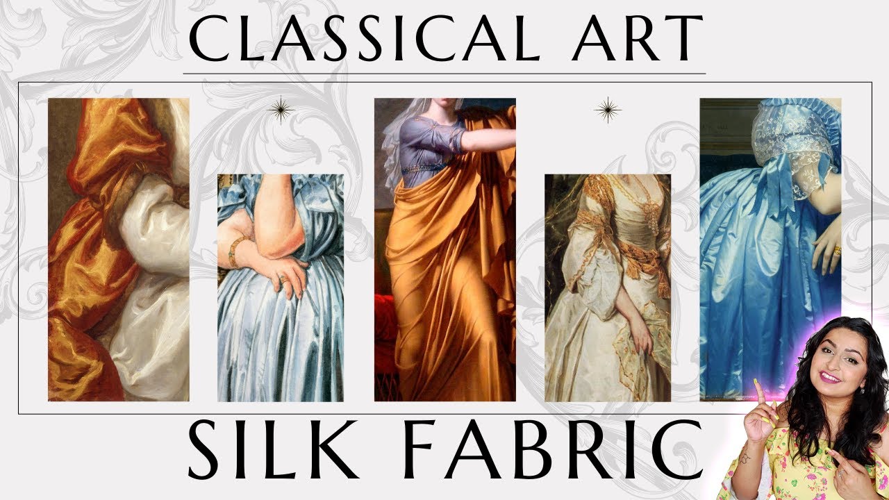 🤩How To Paint Clothing In Digital Art – Paint Silk Like Neoclassical ...