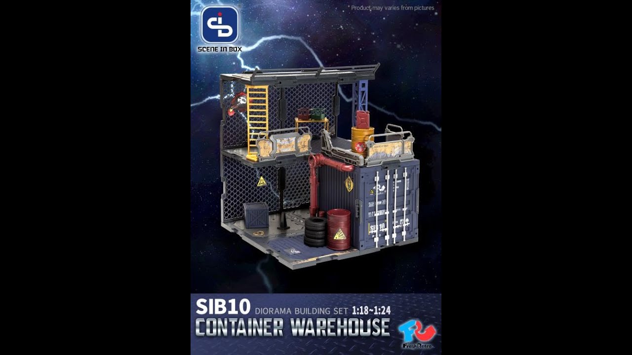 Scene in a Box Container Warehouse - YouTube
