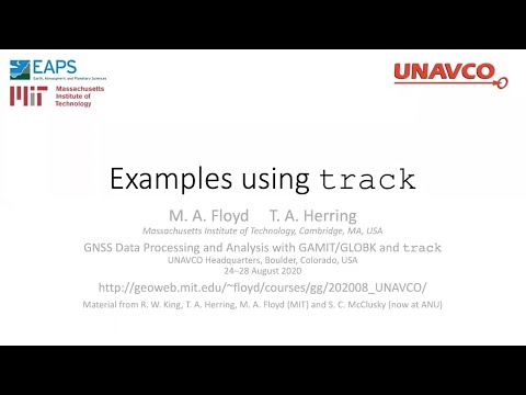 Examples using track - YouTube