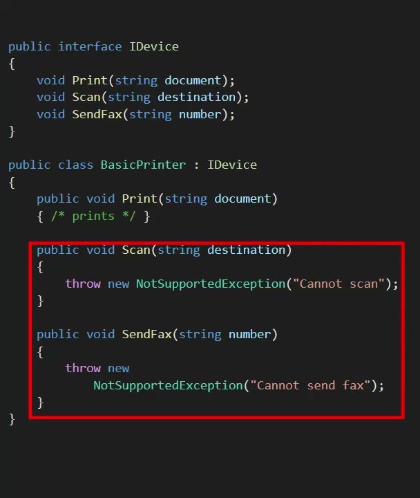 Interface Segregation Principle (SOLID Principles) - YouTube