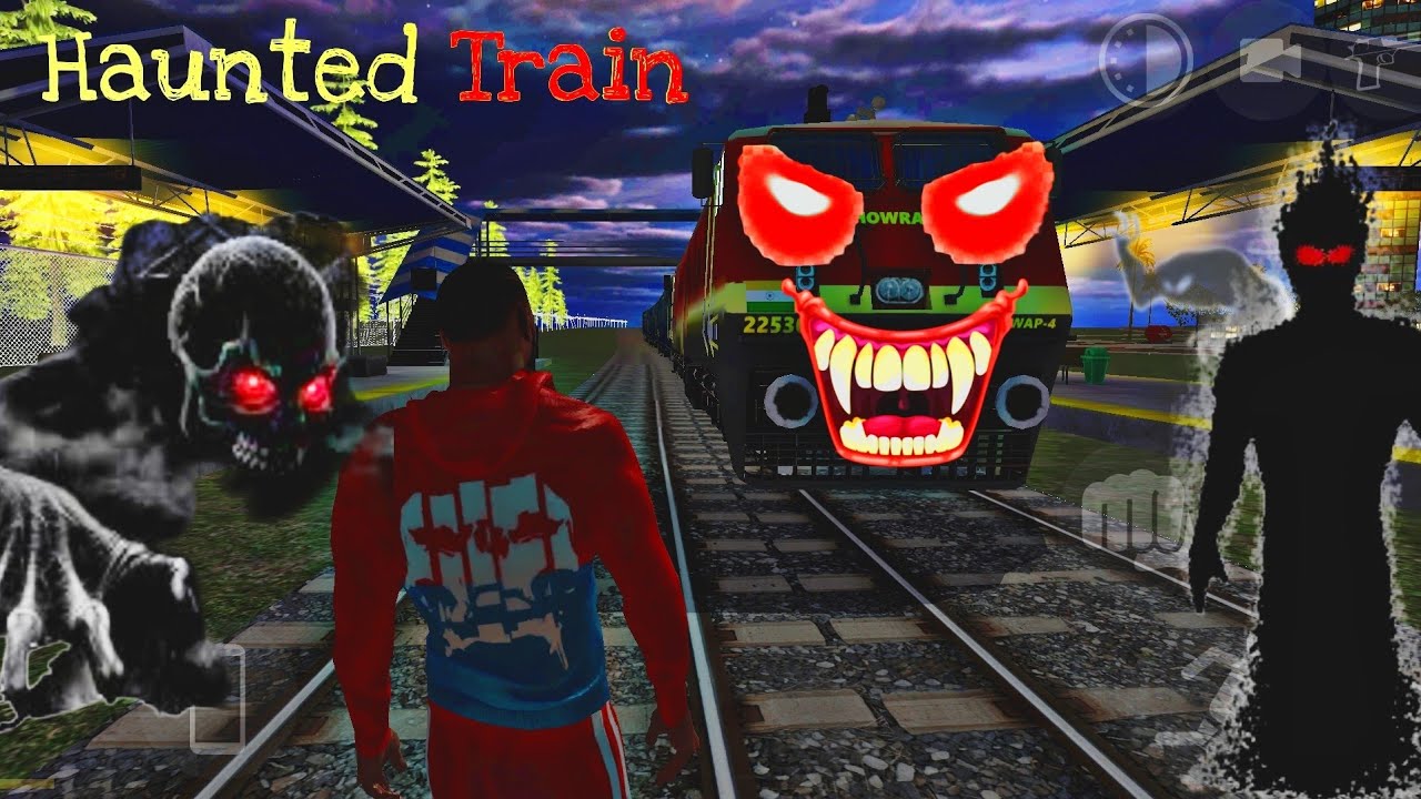 Bhootiya Haunted Horror Train In Indian Bike Driving 3D Game || Horror ...