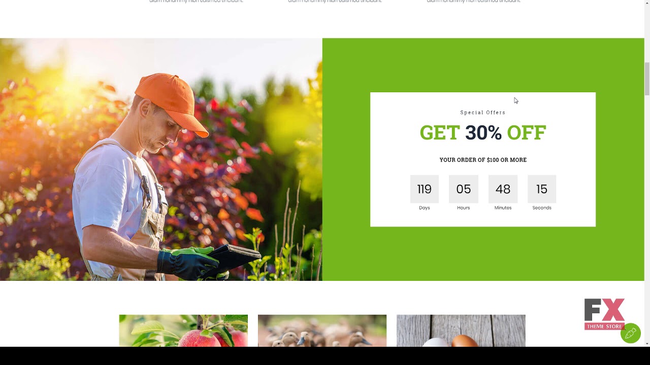 Orga Farm - Organic Food, Organic Farm WordPress Theme Storm M - YouTube