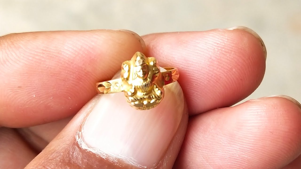 1 Gram gold ring. 22 carat gold - YouTube