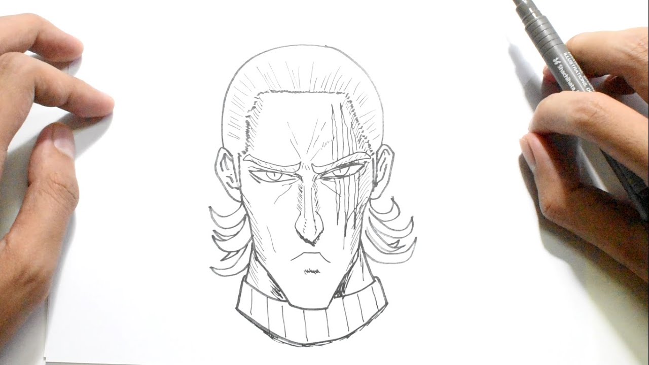 Drawing King From One Punch Man - YouTube