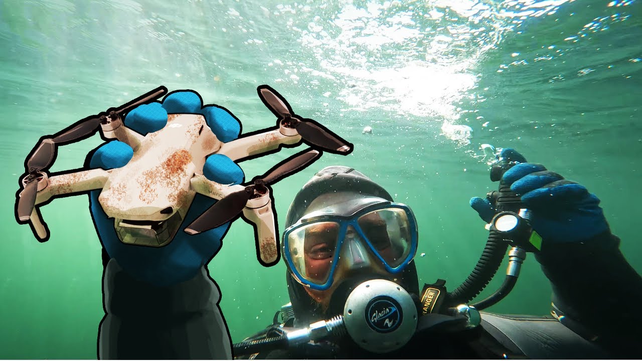 Scuba Diving to Find Crashed Drone! (40 Feet Down) - YouTube