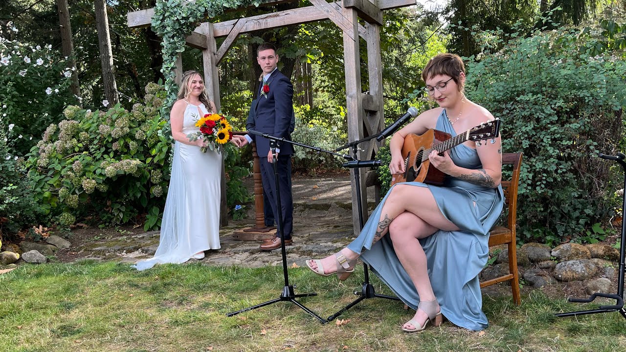 Haley & Ian Wedding - Harvest Moon Cover - YouTube