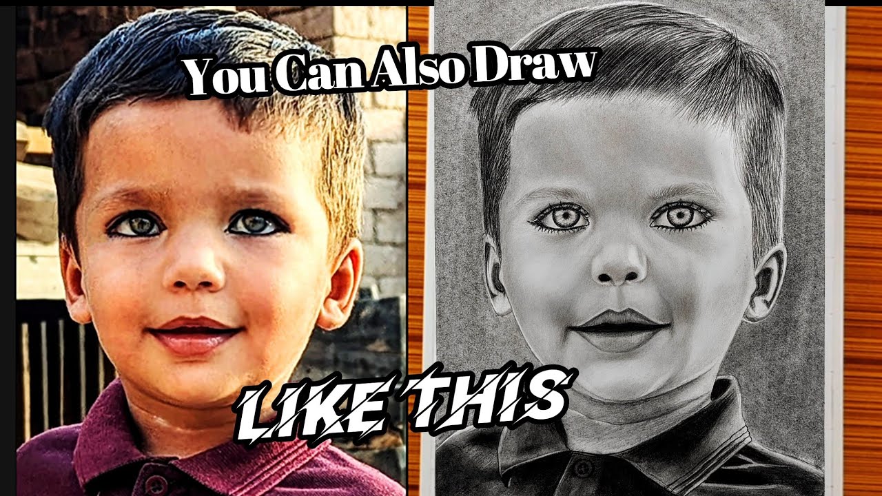 You can also draw like this if you give only 5 minutes || Easy tutorial ...