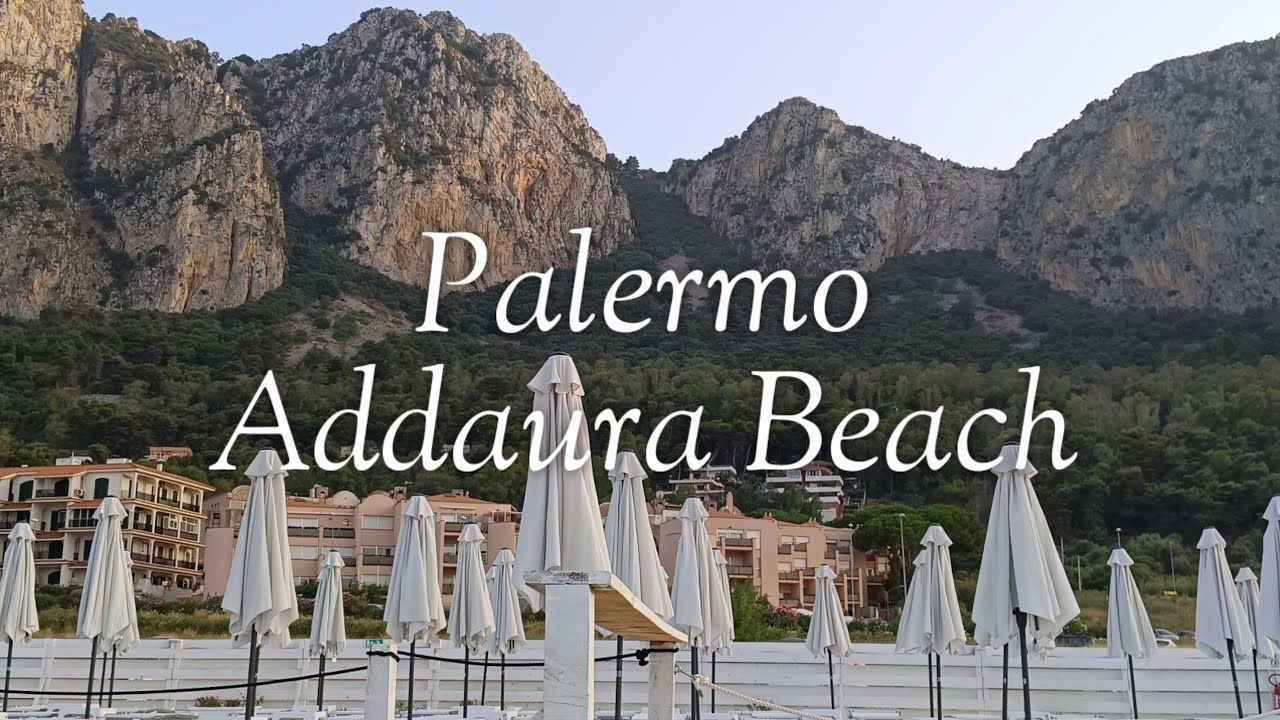 Palermo Addaura Beach - YouTube