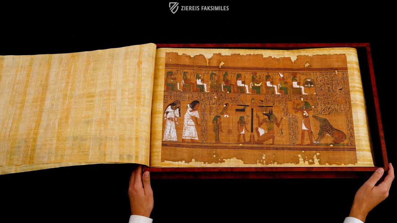 THE PAPYRUS ANI - Browsing Facsimile Editions (4K / UHD) - YouTube