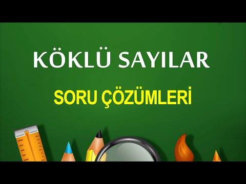 Matematik Köklü Sayılar Soru Çözümleri | Ekol Hoca