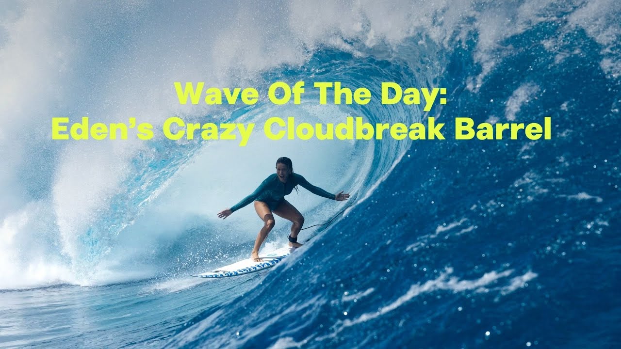 Eden Edwards' Epic Cloudbreak Barrel - YouTube