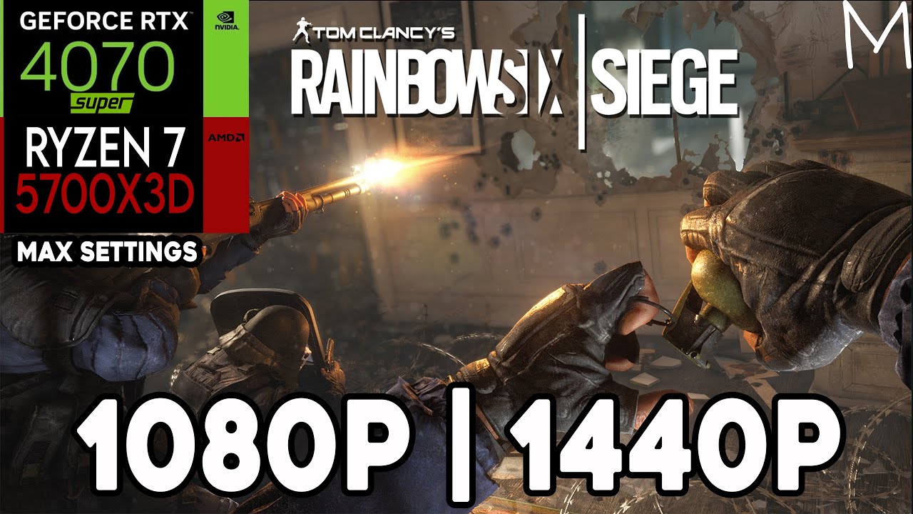 Tom Clancy's Rainbow Six Siege - RTX 4070 Super - Ryzen 7 5700x3D ...