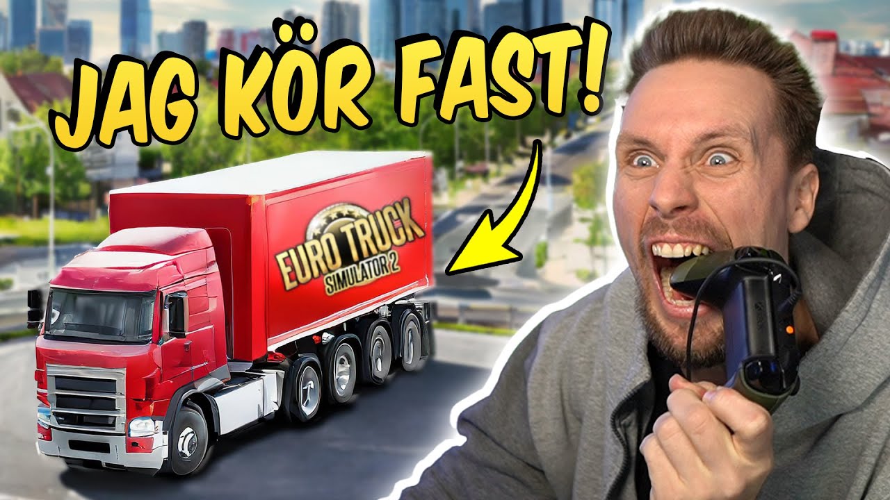 JAG FASTNAR I EN RONDELL I EURO TRUCK SIMULATOR 2 med SoftisFFS - YouTube