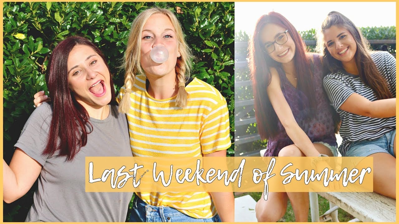 Last Weekend of Summer 2018!! ~ a tradition - YouTube