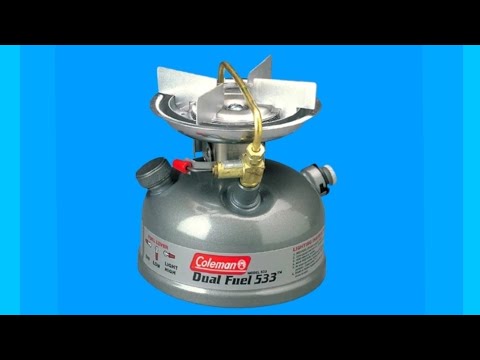 Coleman dual fuel 533 and preview of outdoor cook top/griddle - YouTube