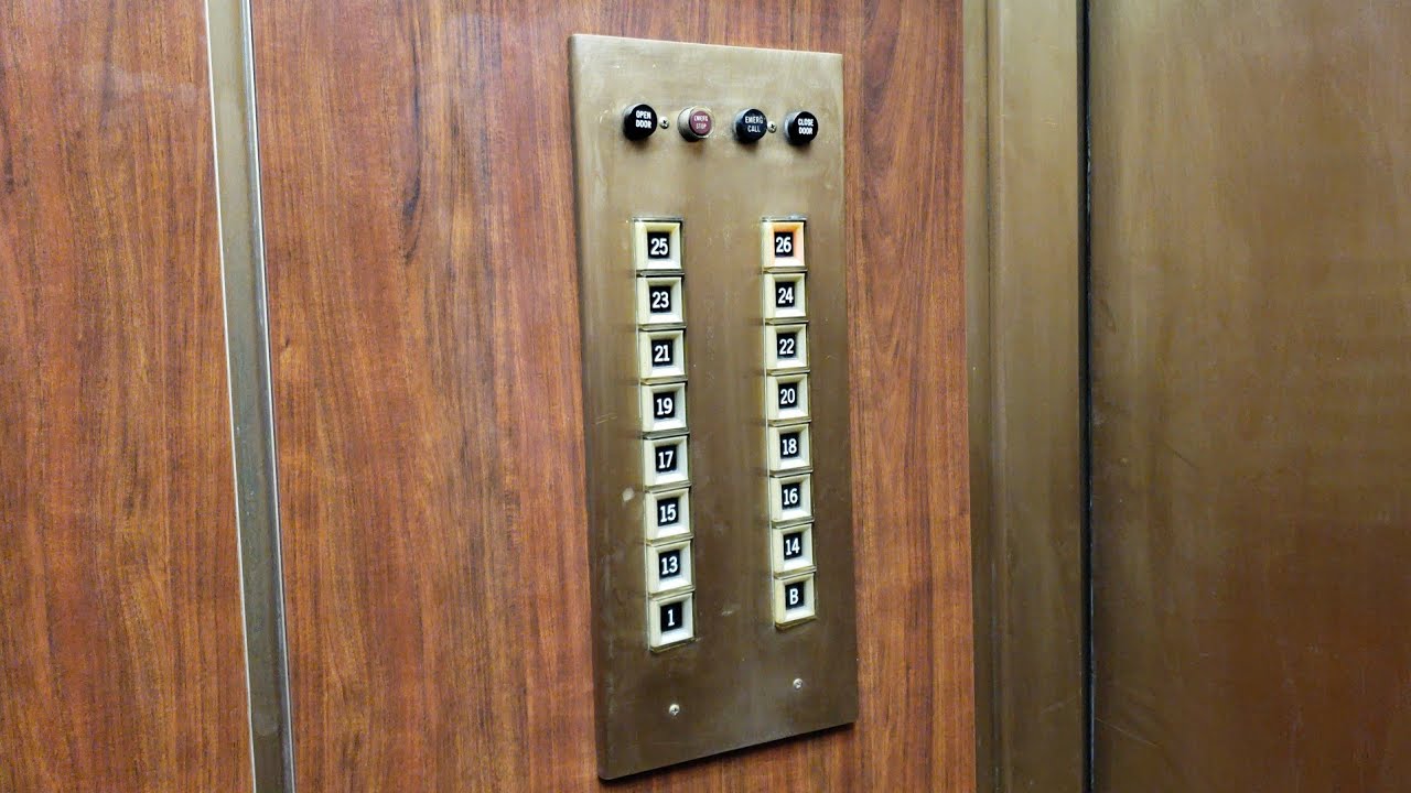 Vintage Otis Touch-Sensitive Autotronic Traction Elevators @ The Rand ...