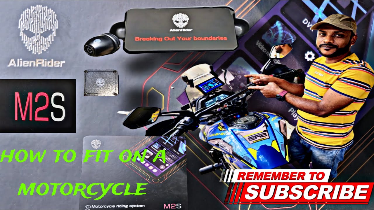 Alien Rider M2S Motorcycle Riding System Navigation Android Auto #alienrider - YouTube