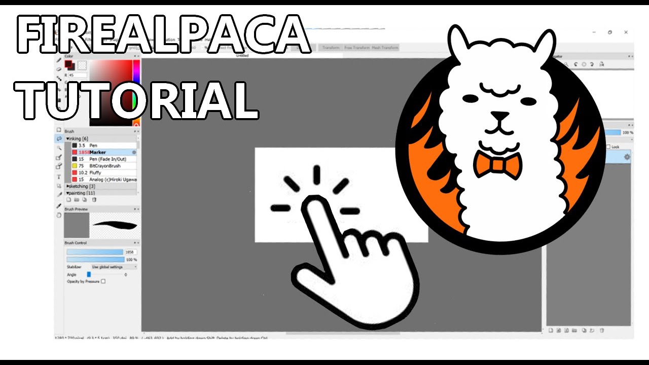 [FireAlpaca] #3 - Basic Layer Functions (And Opening an Existing File) - YouTube