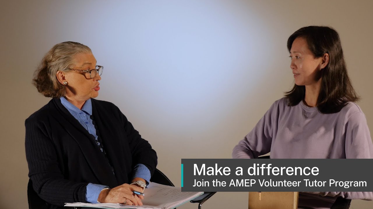 Make a difference with the AMEP Volunteer Tutor Program. - YouTube