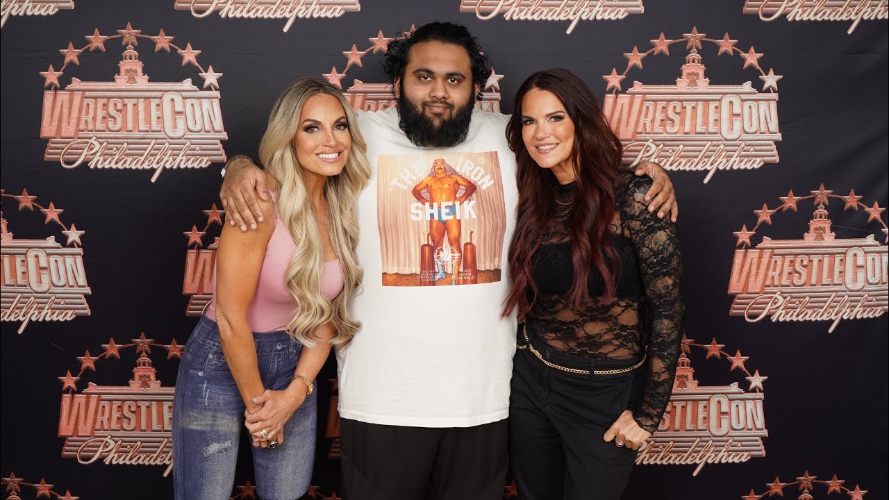 WrestleCon 2024 Philadelphia Day 3 Team Bestie Trish Stratus and Lita ...