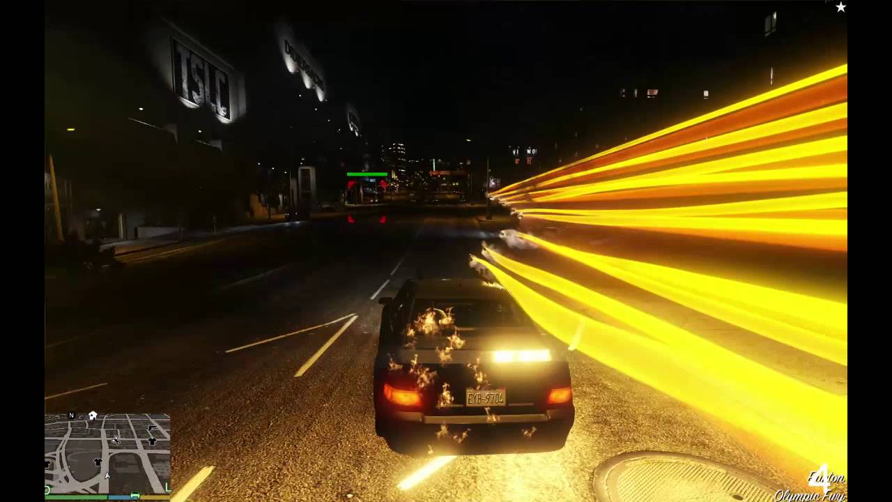 GTA V: Car Combat: Testing new particle effects - YouTube