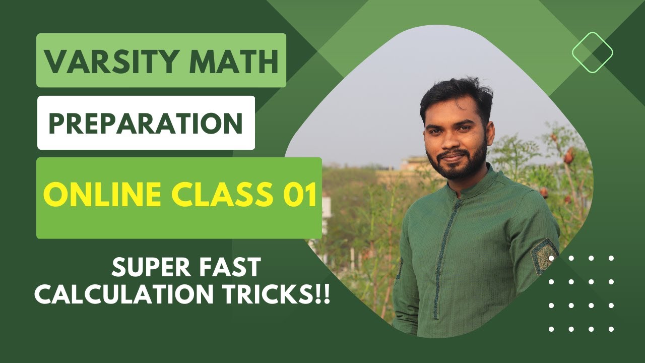 | Online Class 01 |Varsity Math Preparation 2023 - YouTube