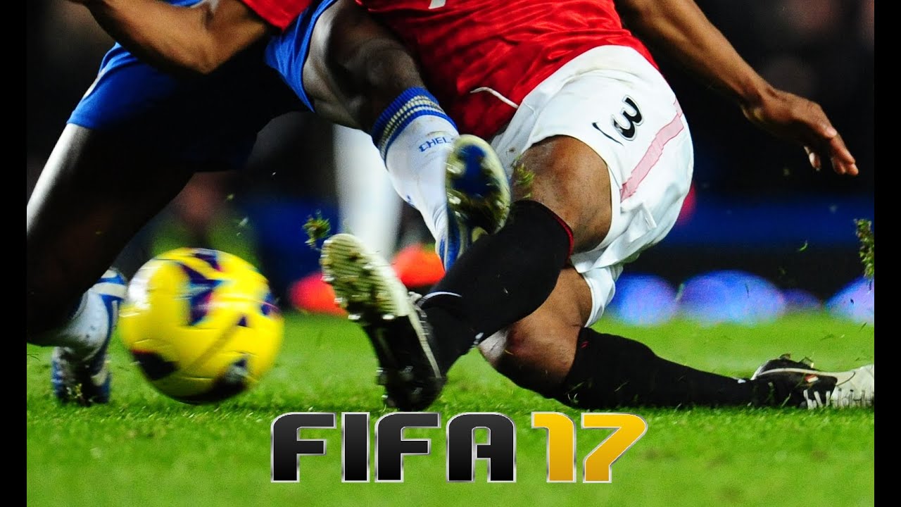 FIFA 17 - Dangerous Slide Tackles Compilation - YouTube