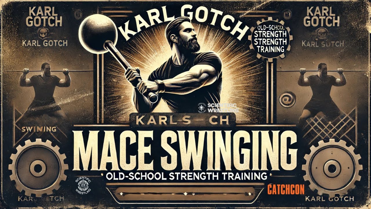 Karl Gotch Mace Swinging Demo | Learn Old-School Strength Training ...