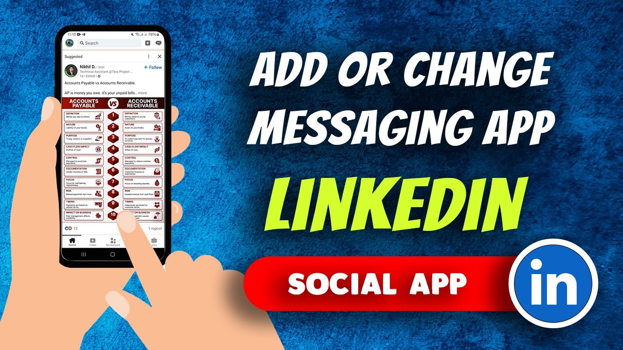 How To Add Instant Messaging Link On LinkedIn App (2025) - YouTube
