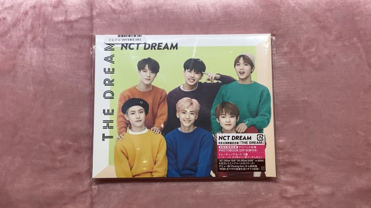 Unboxing NCT Dream 1st Japan Mini Album The Dream (Group Ver). - YouTube