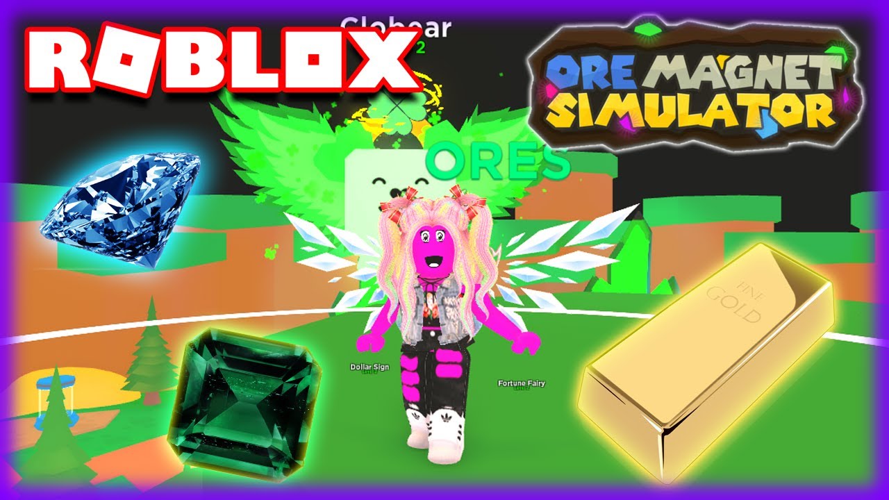 JE RECOLTE DES PIERRES PRECIEUSES | Roblox Ore Magnet Simulator - YouTube