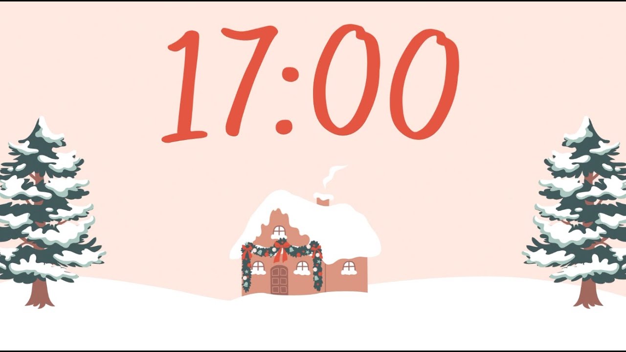 17 Minute Timer with Fun Christmas Instrumental and Soft Chime 𐙚 ‧₊˚ ⋅ ...