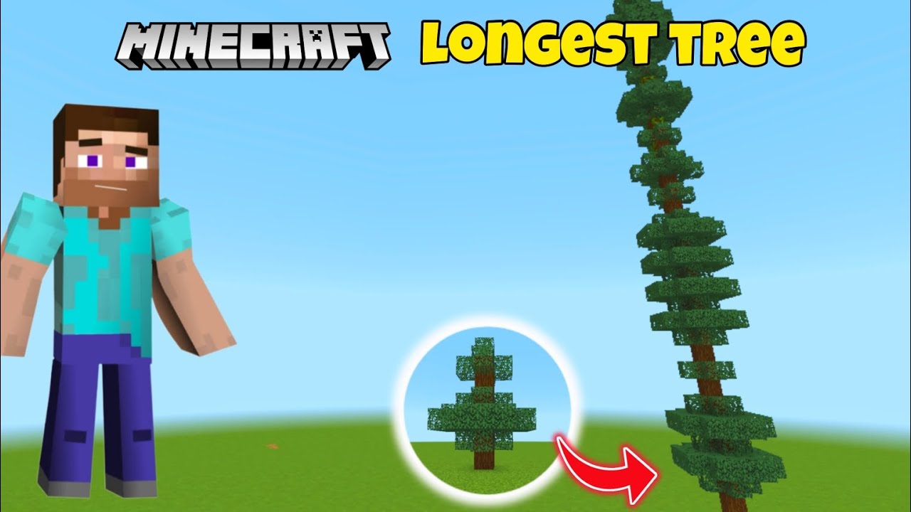 I made the longest tree in Minecraft - YouTube