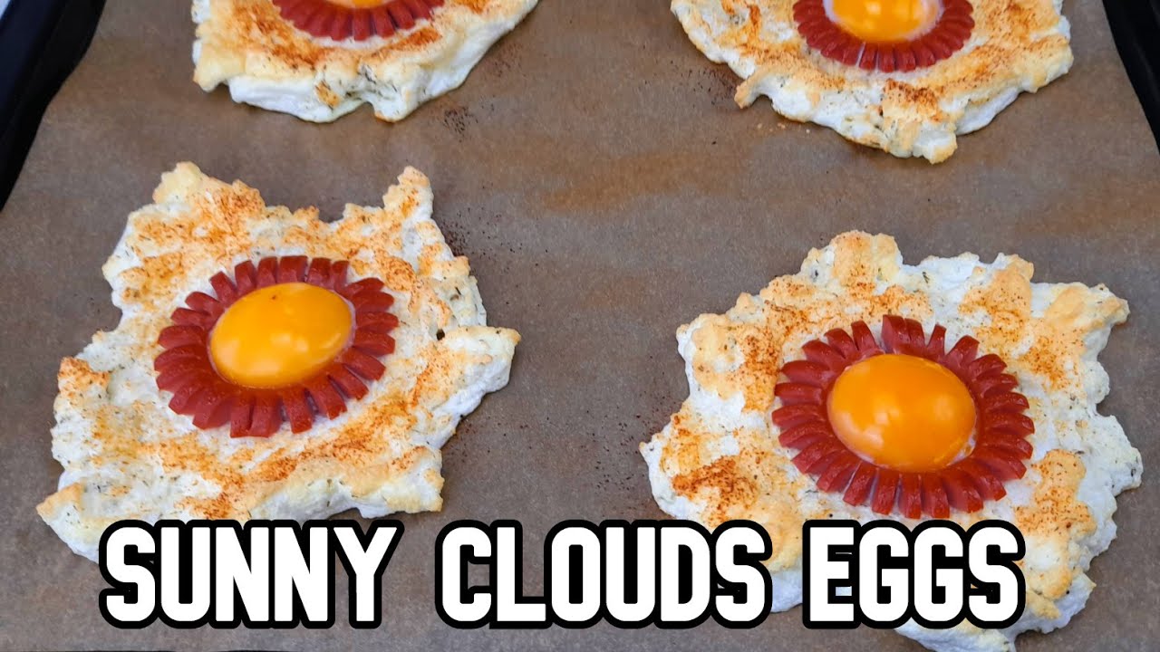 Sunny Clouds Baked Eggs (Fancy, Tasty and Simple) - YouTube