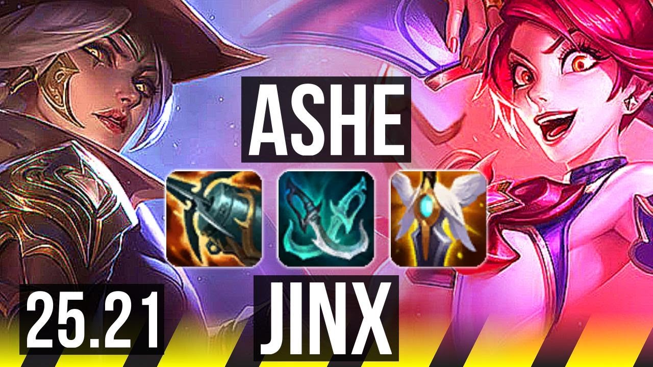 ASHE & Lux vs JINX & Thresh (ADC) | KR Master | 25.21 - YouTube