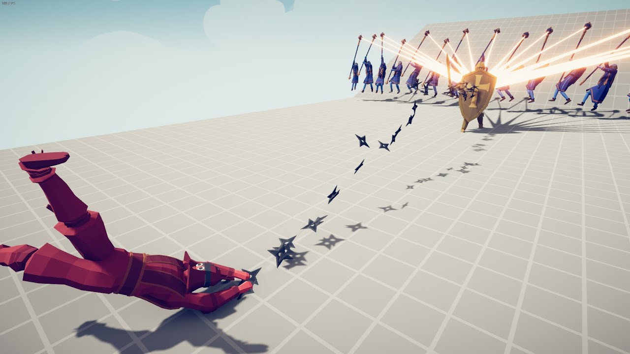 🔥 RAPID FIRE SENSEI vs UNITS Totally Accurate Battle Simulator TABS 🔥 ...