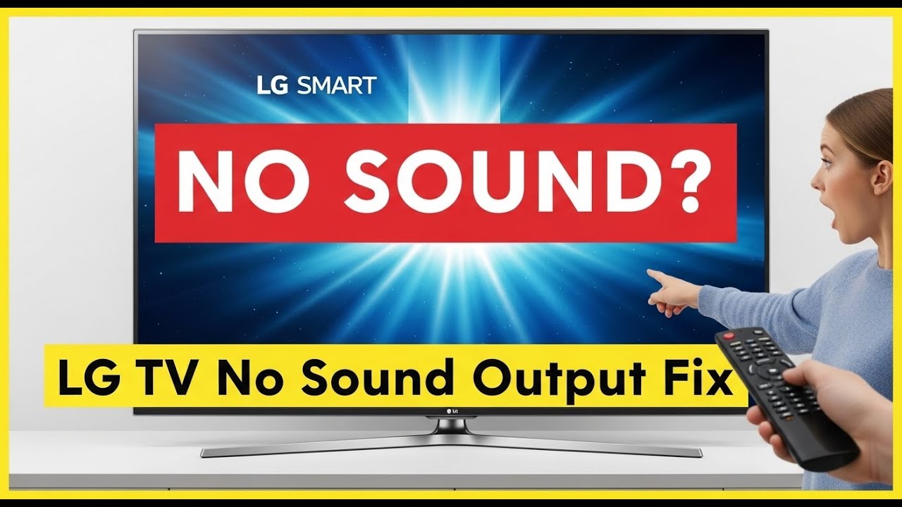 LG TV No Sound Output Fix | Easy Step-by-Step Guide - YouTube